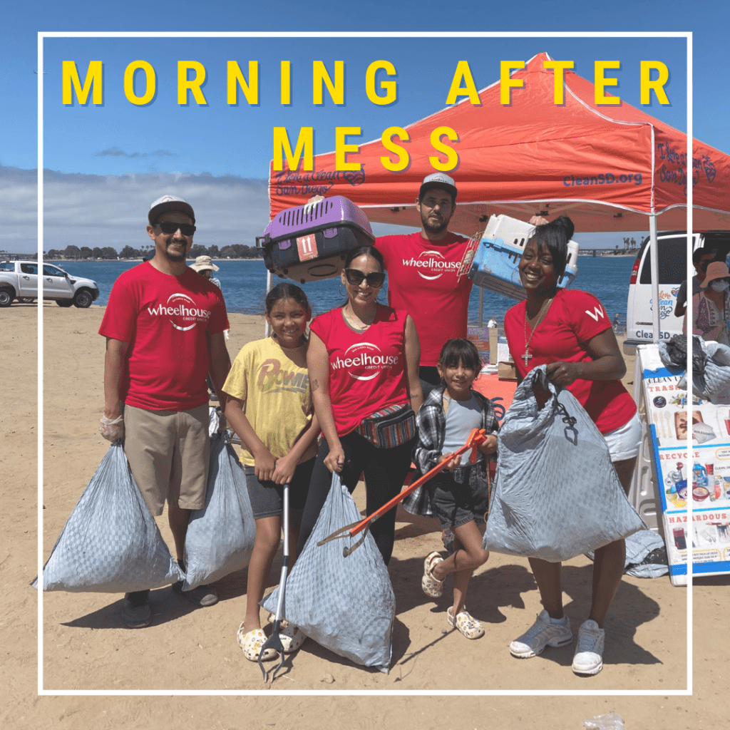 Morning After Mess: Mission Bay - Fiesta Island - I Love A Clean San Diego